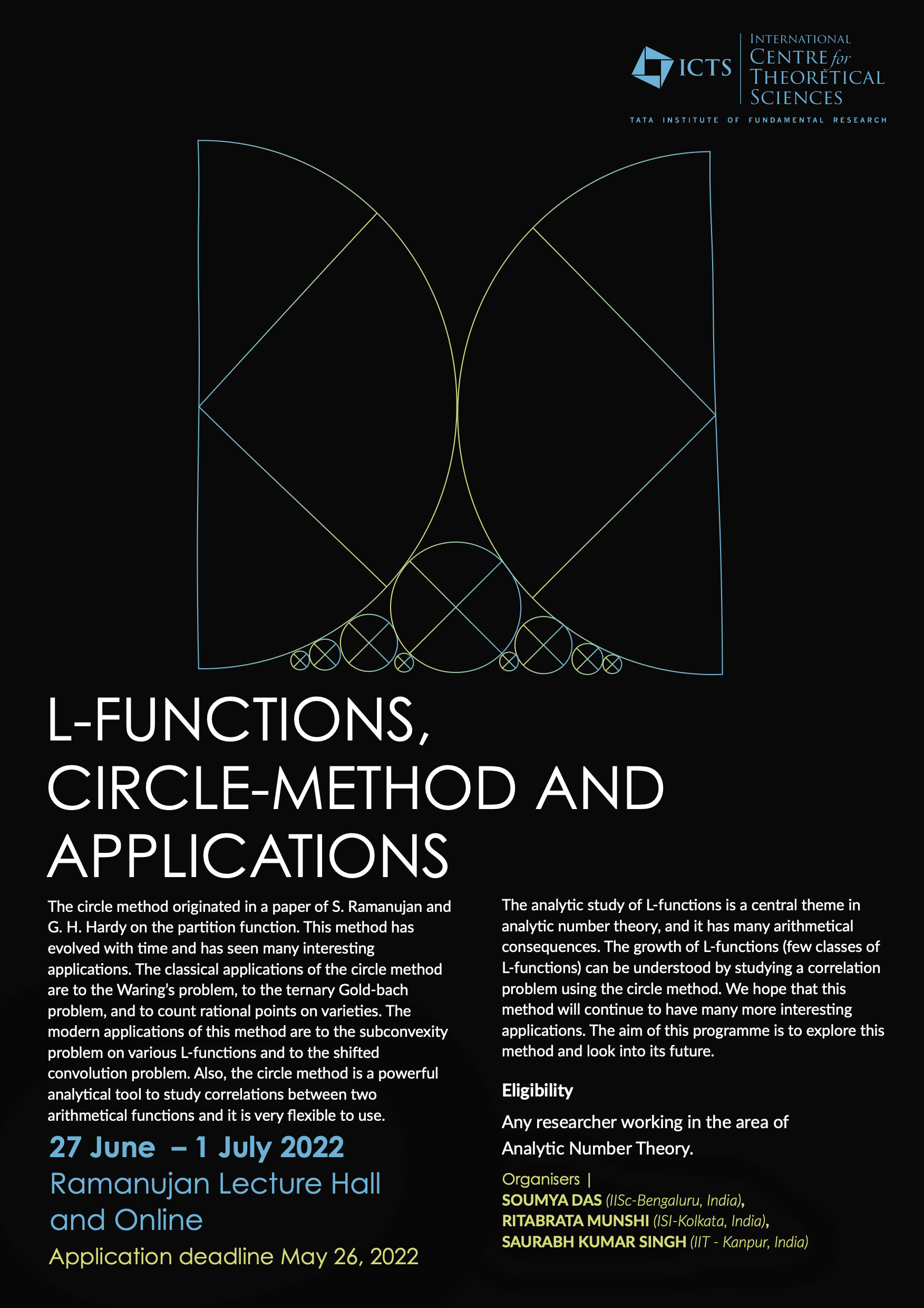 L-functions, Circle-Method and Applications (HYBRID) | ICTS